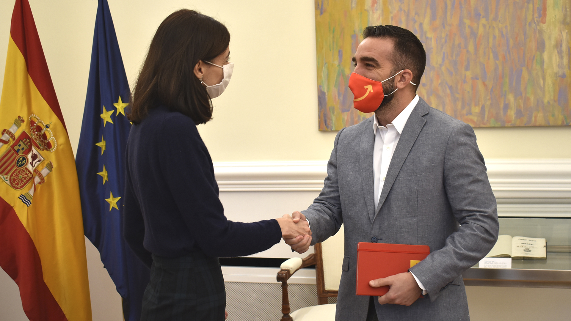 Pilar Llop recibe al Alto Comisionado para España Nación Emprendedora