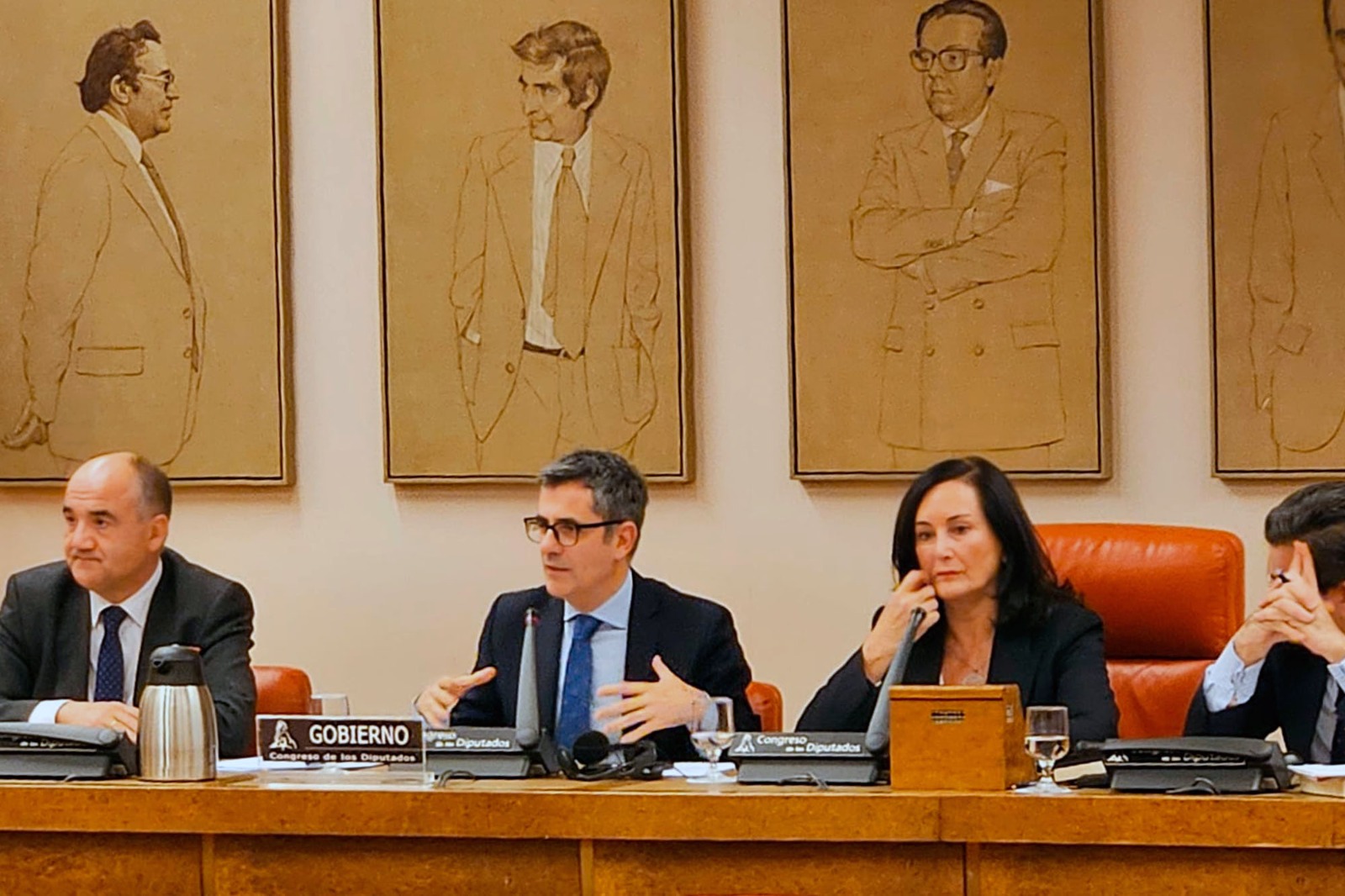 Félix Bolaños comparece en la Comisión Mixta de Seguridad Nacional ...